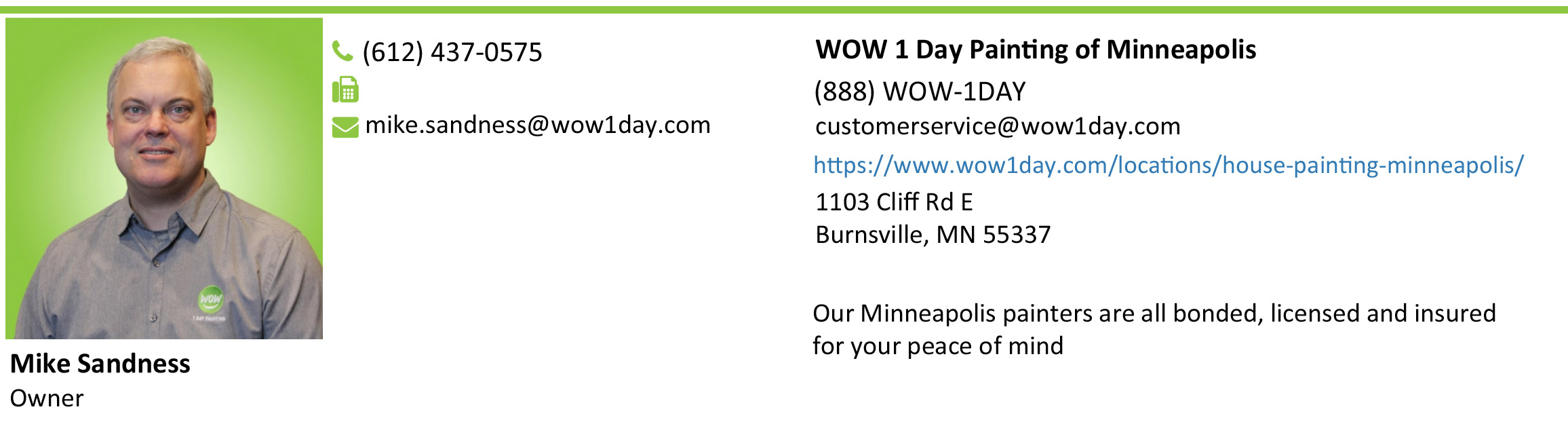 WOW 1 Day Painting – Mike Sandness – 6890 Sapphire Lane, Chanhassen MN ...